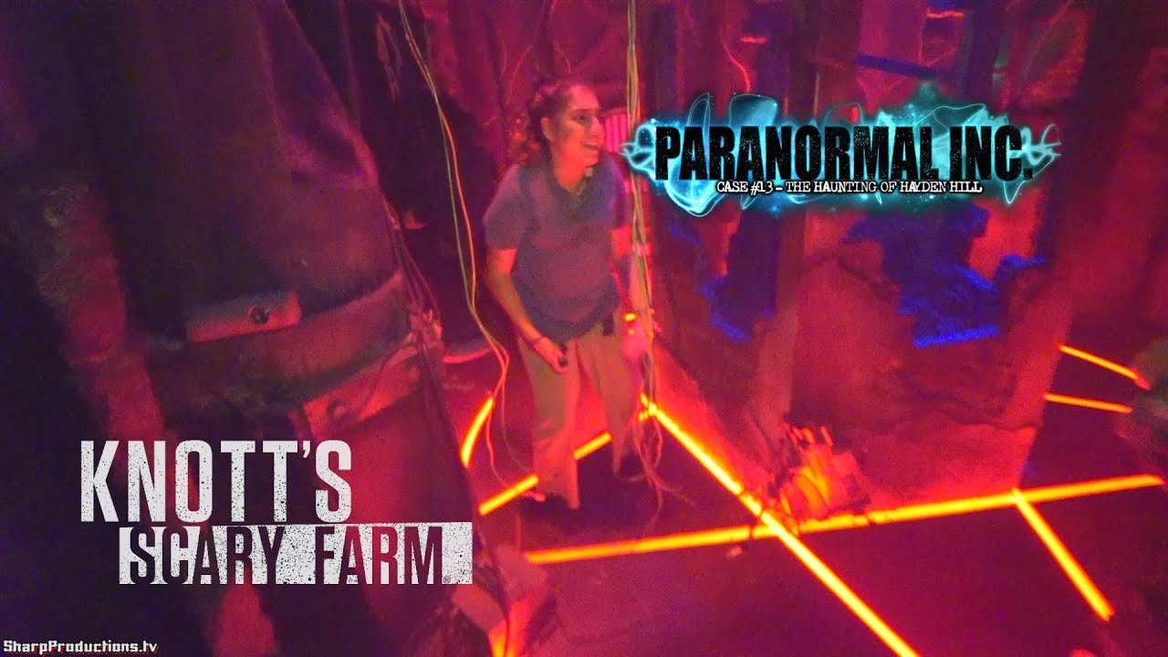 Paranormal Inc maze at Knott's Scary Farm - YouTube