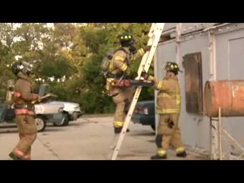 Firefighter Training Props: Structure Fire Mock-Up - YouTube