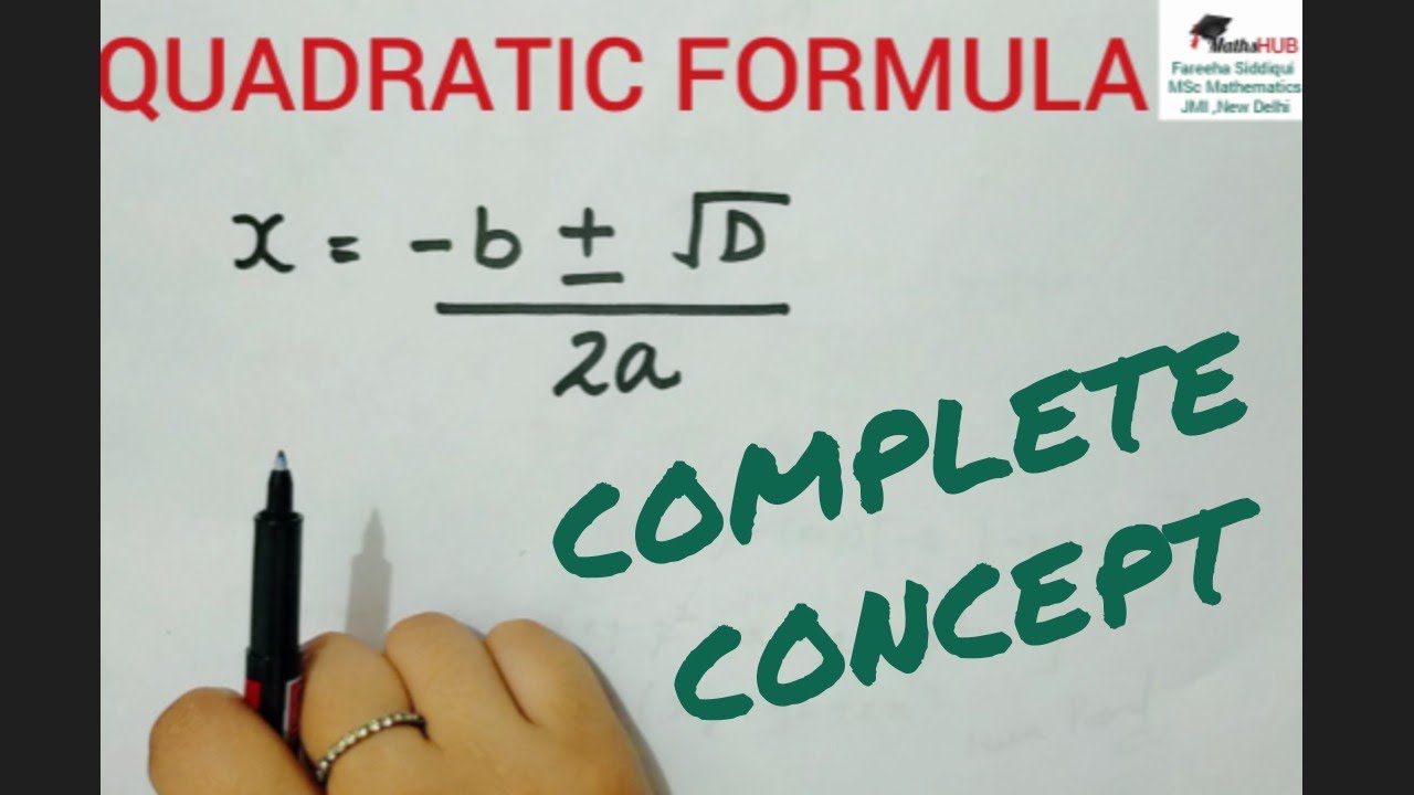 QUADRATIC FORMULA CLASS 10 YouTube quadratic-formula-class-10-youtube