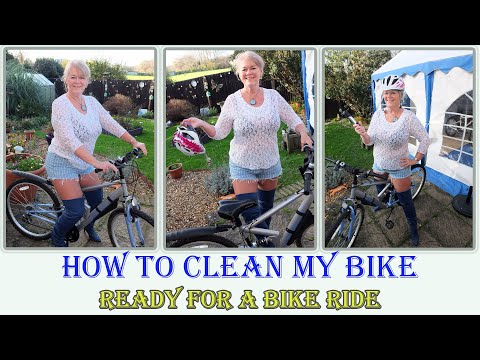 Shorts & Boots - Spring Outfit - Cleaning & Washing My Bike - Ready for a Bike Ride