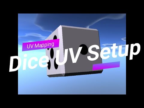 Dice UV Mapping Setup - YouTube