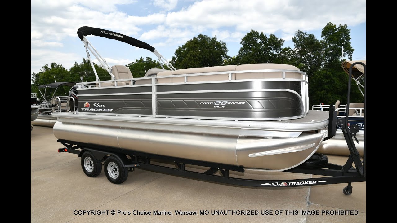 2024 Sun Tracker pontoon boat Party Barge 20 DLX w/90HP Mercury stock ...
