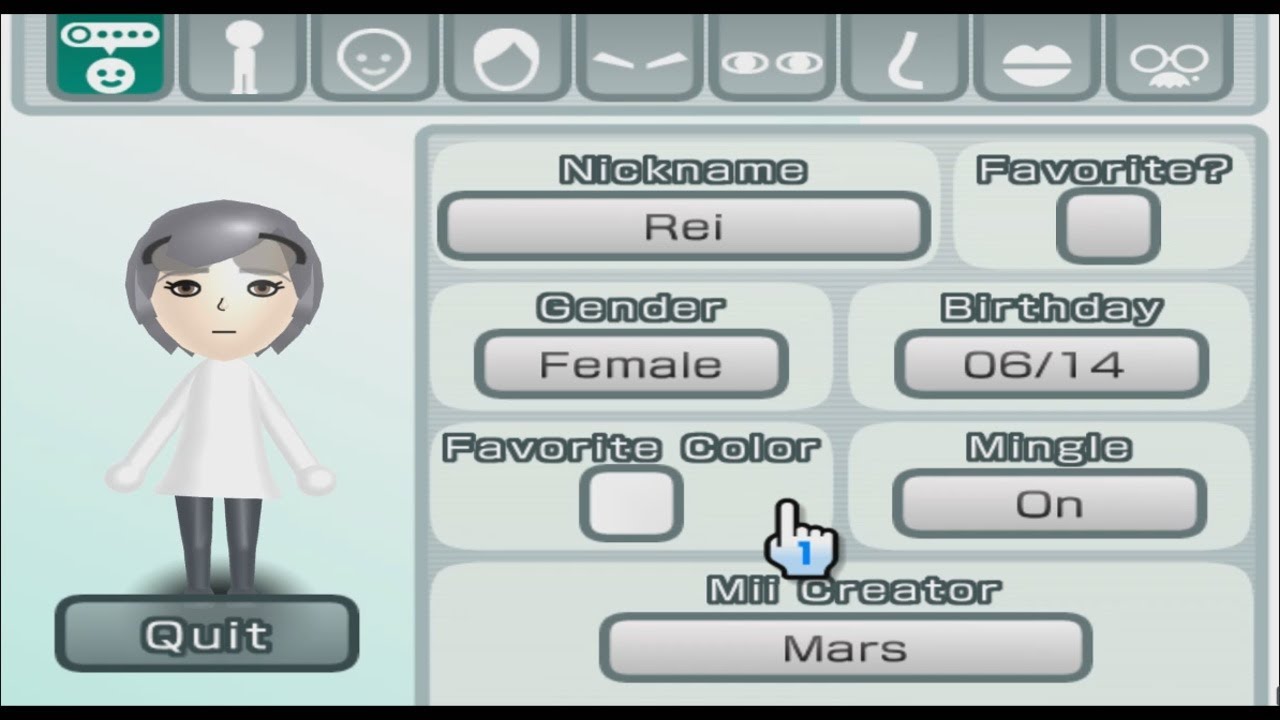 Rei Ayanami - Neon Genesis: Evangelion - Mii 629 - YouTube