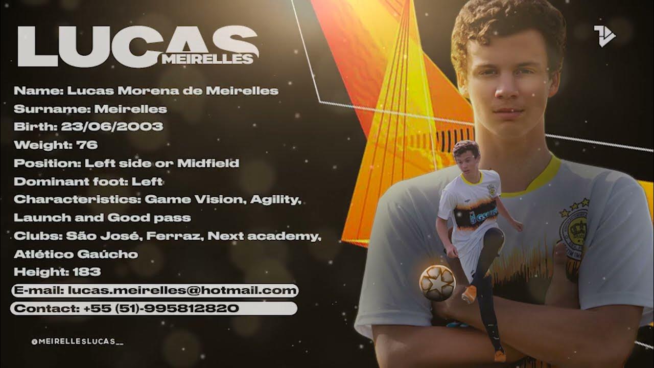 HIGHLIGHTS - LUCAS MEIRELLES - Meio - Campista - YouTube