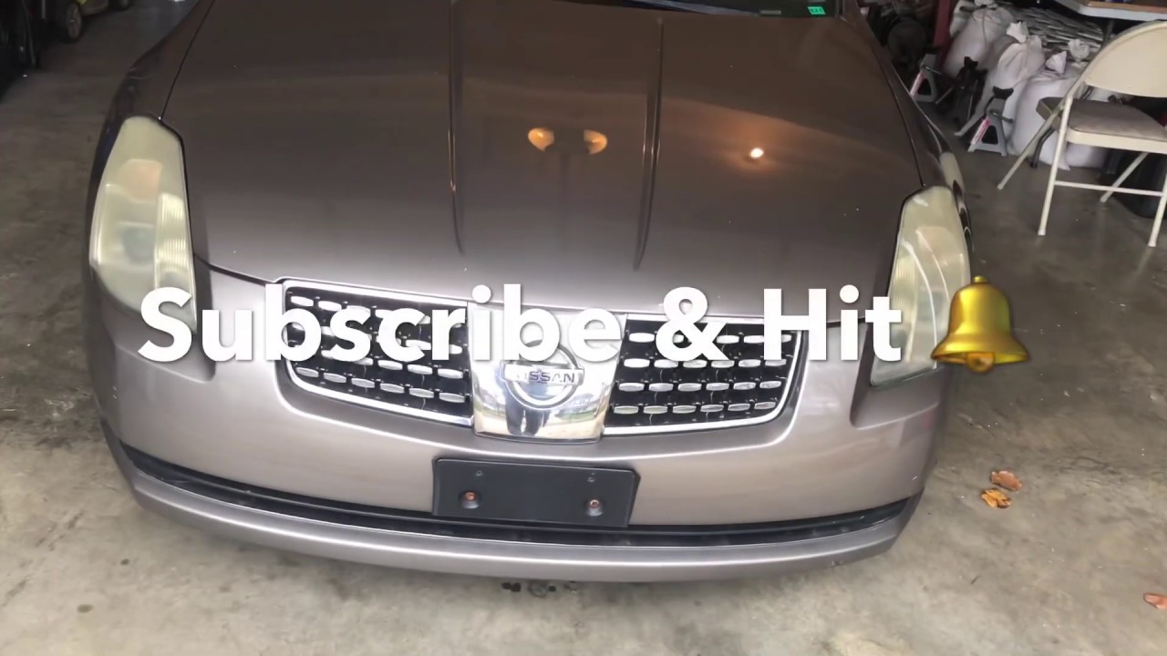 DIY: 2007-2008 Nissan Maxima Full Front & Rear End Conversion - YouTube