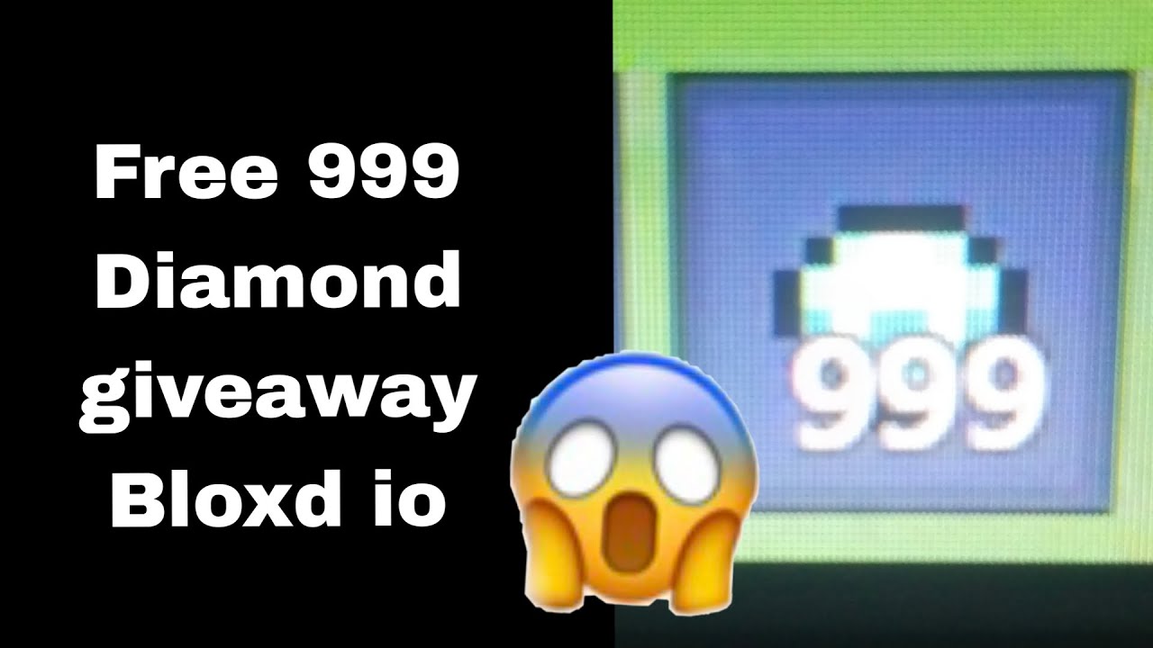 Diamond giveaway bloxd io (Greenville)free 999 diamonds - YouTube