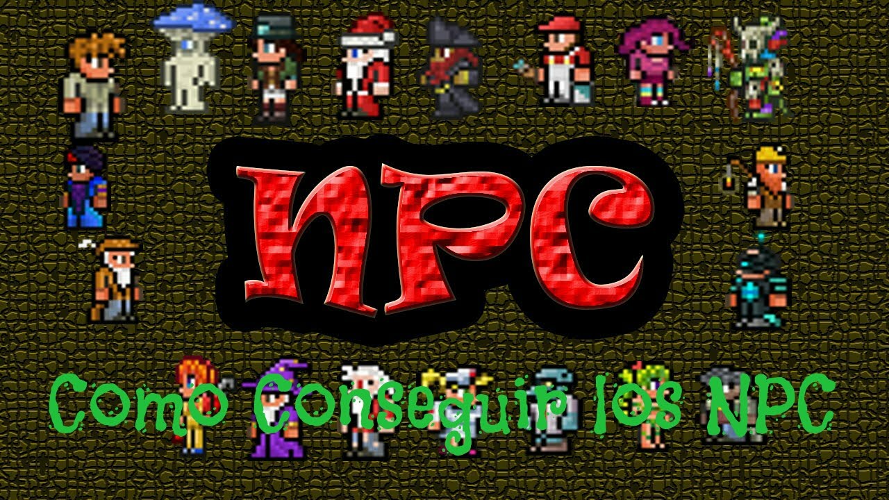 Terraria Android | Como conseguir los NPC - YouTube