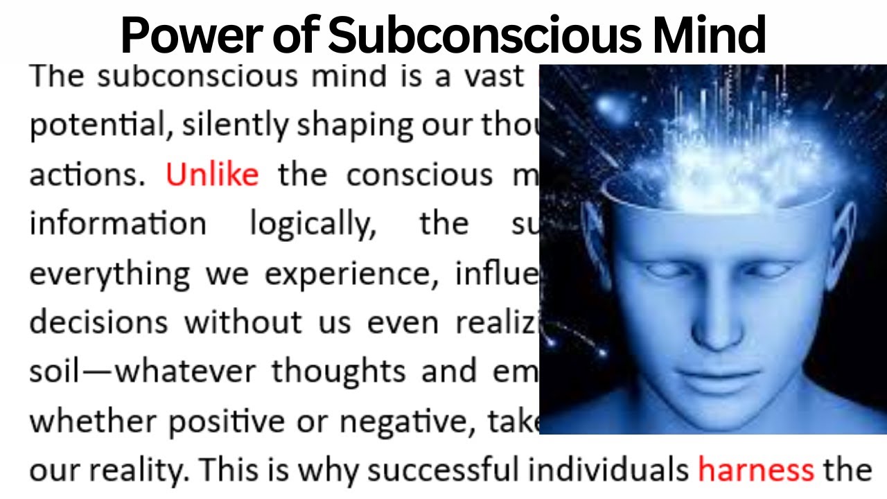 Power of Subconscious Mind | Power of Mind | Positive Affirmations ...