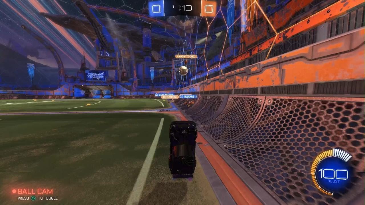 Rocket League unexpected play by me - YouTube