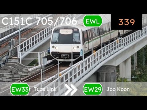 (C151C Rare Cameo!) [SMRT Trains] - KSF C151C Set 705/706 Joyride from ...
