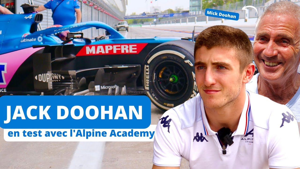 F1 : JACK DOOHAN EN TEST AVEC ALPINE ACADEMY À MONZA - YouTube