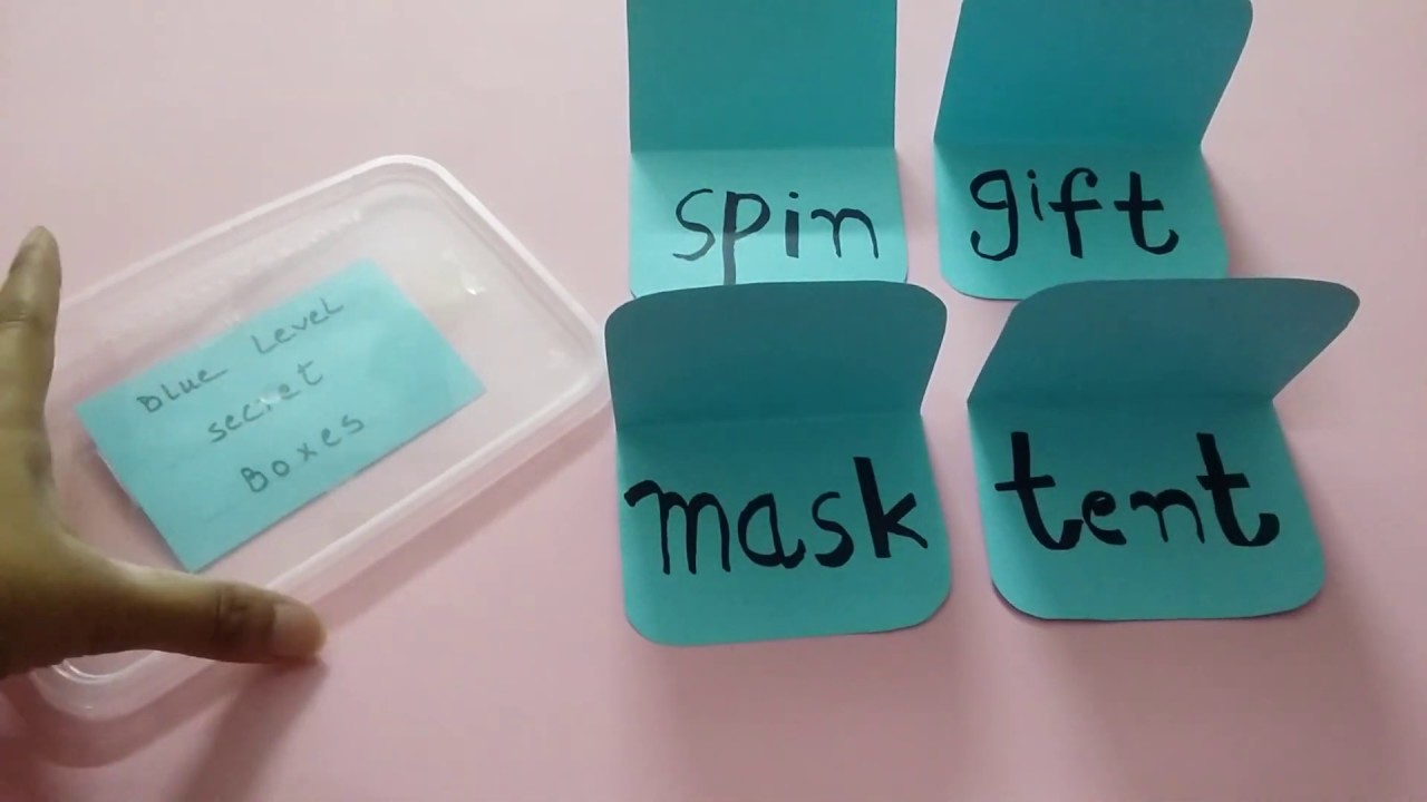 Blue level secret box for Montessori - YouTube