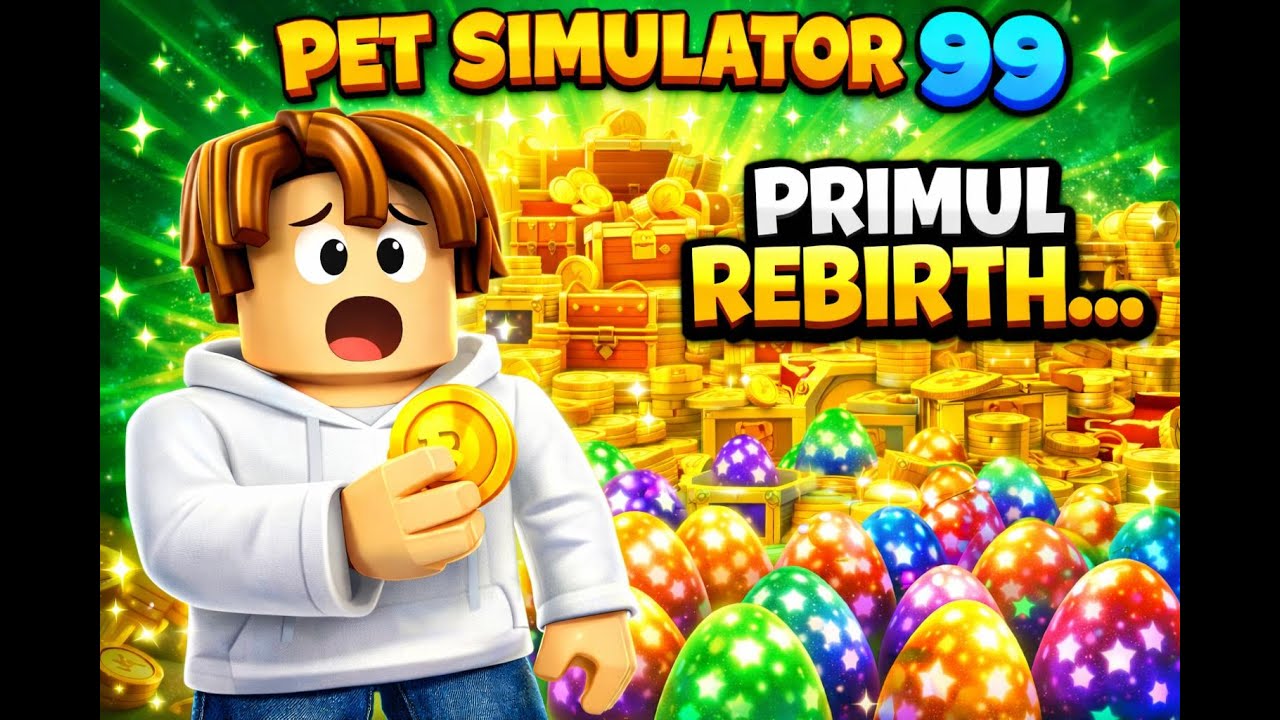 primul meu rebirth | pet simulator 99 - YouTube
