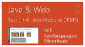 JAVA & WEB | Session 8 | Modular Programming in Java 9 and Higher Versions ( Modules Tutorial ...