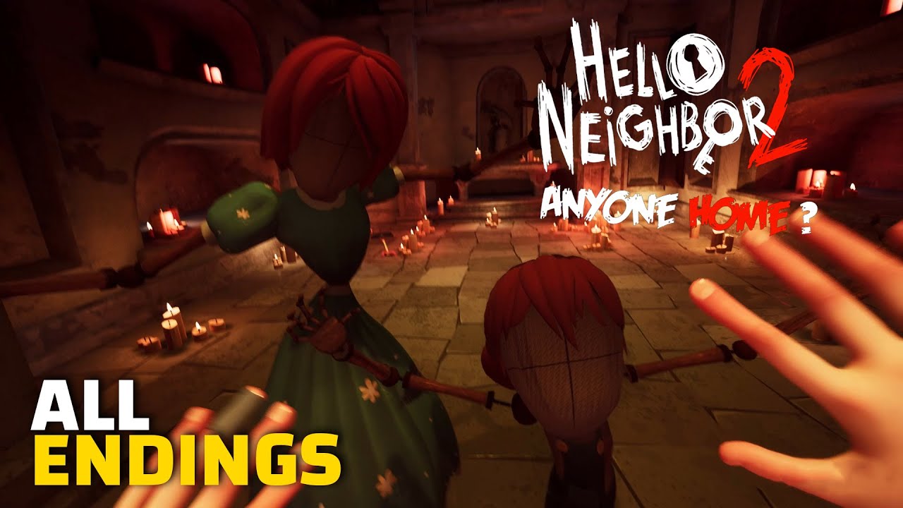 Hello Neighbor 2 Hello Guest Update Halloween DLC All Endings (2023 ...
