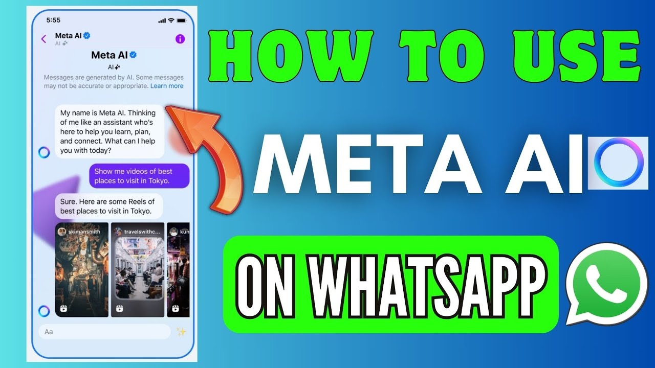 How To Chat With Meta AI On WhatsApp | Use Meta AI Chatbot | Ask ...