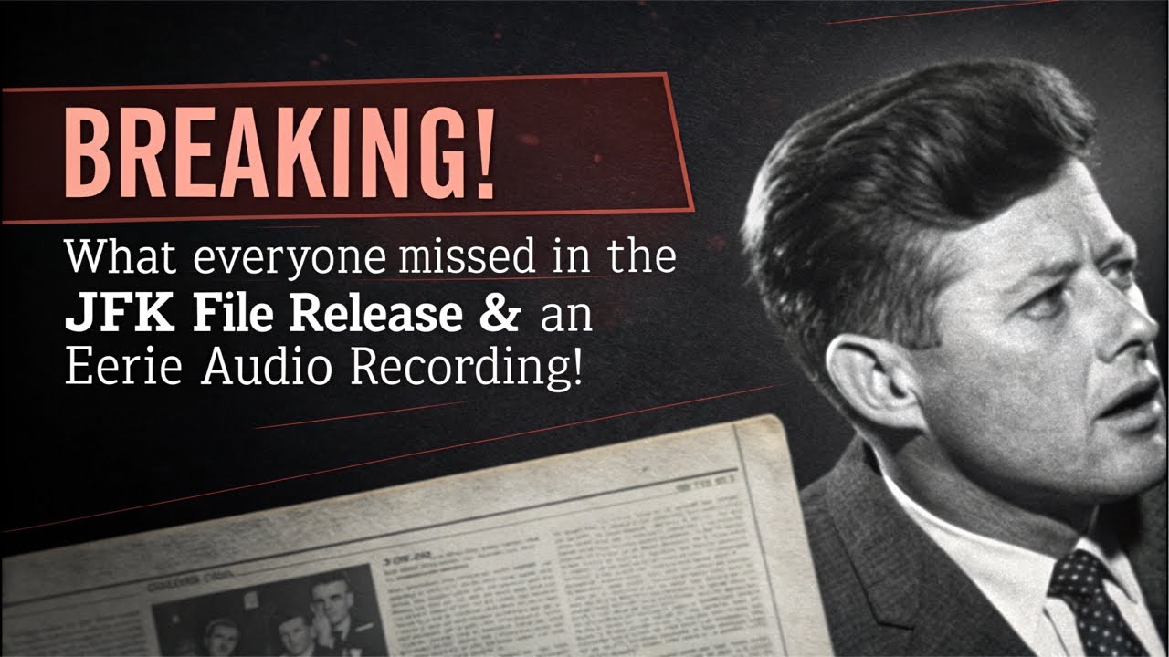 What Everyone Missed In The JFK File Release & an Eerie Audio Recording ...