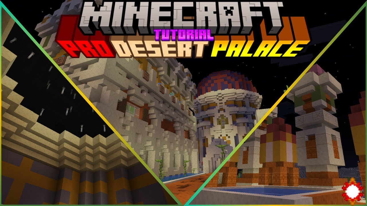 Minecraft How to Build a Detailed Giant Pro Desert House / Base ...