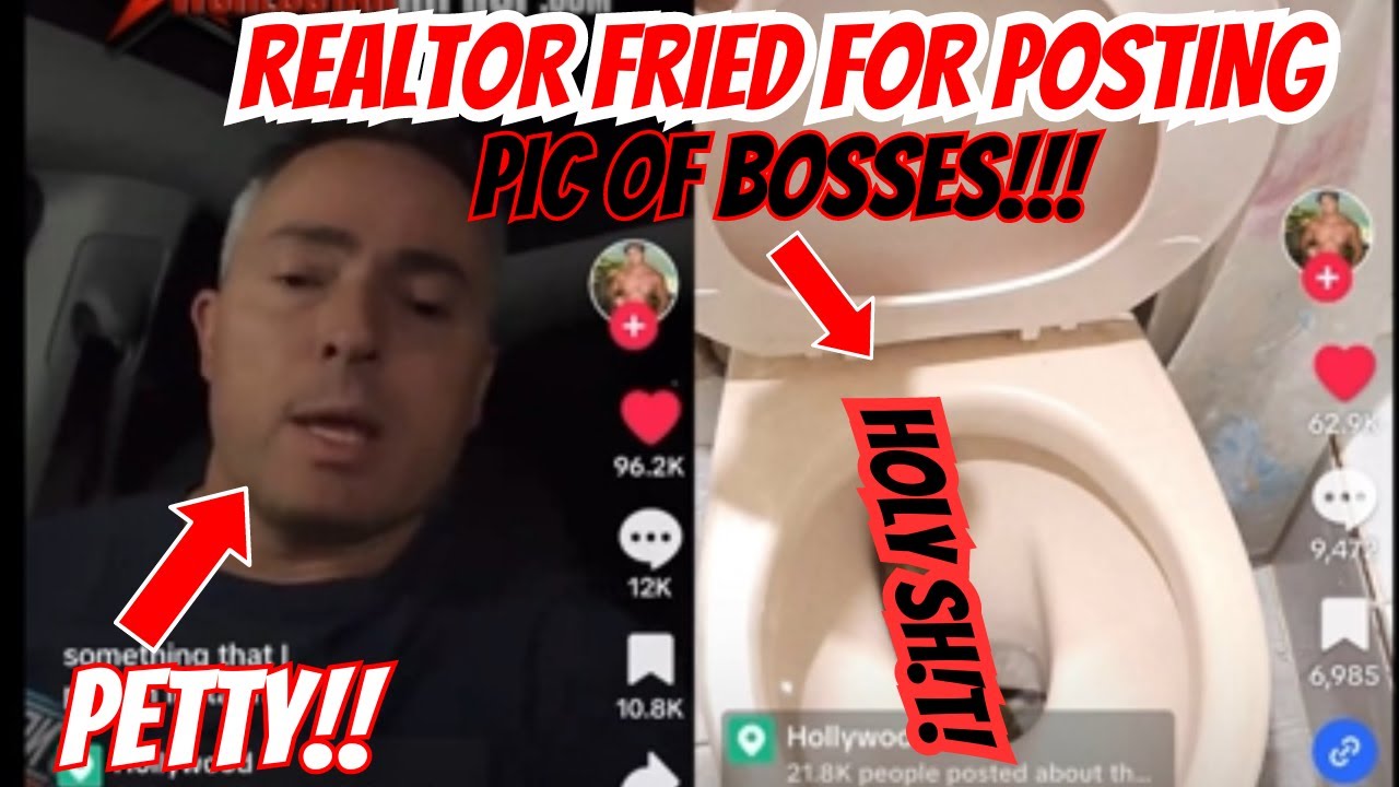 Realtor fired with the quickness after posting a MASSIVE 💩 his boss ...