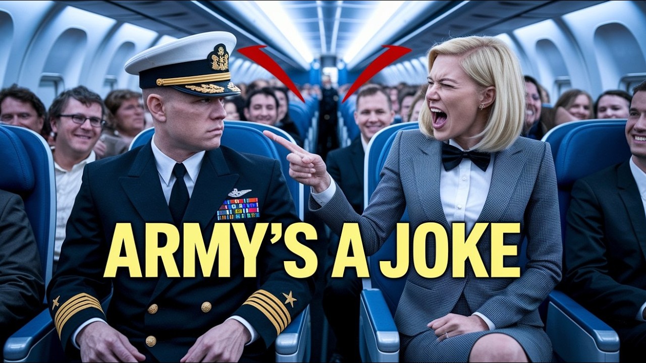 Rude Businesswoman Dismisses Navy Officer on Plane, Learns a Life ...