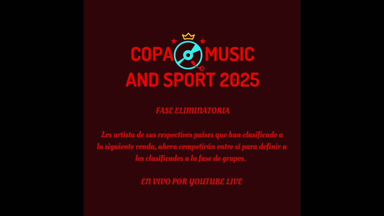 COPA MUSIC AND SPORT 2025 - 5TA FASE - PLAY OFFS, previa a la fase de ...