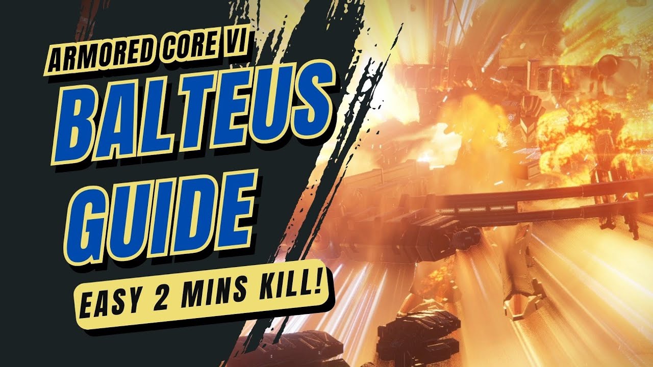 BALTEUS under 2 minutes BUILD GUIDE | ARMORED CORE VI - YouTube