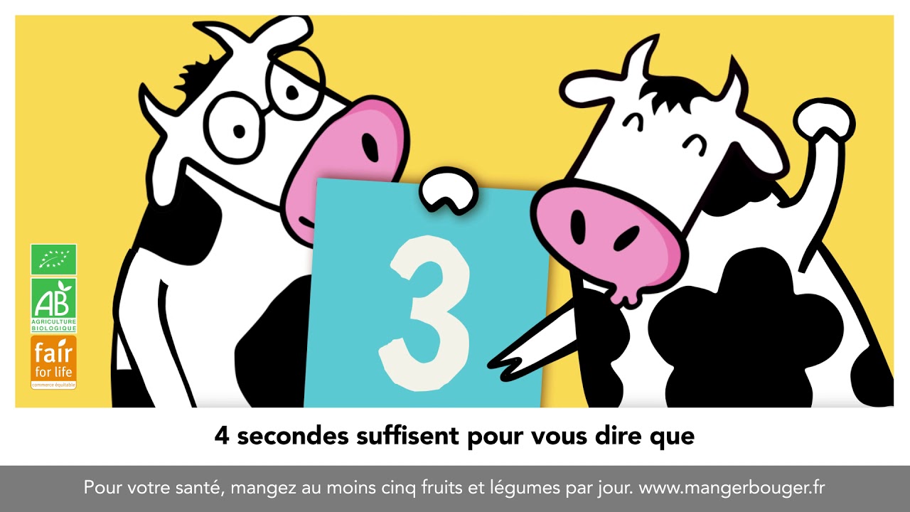 Les 2 Vaches : Faire MEUH avec MOINS Bumper Ad 1 - YouTube