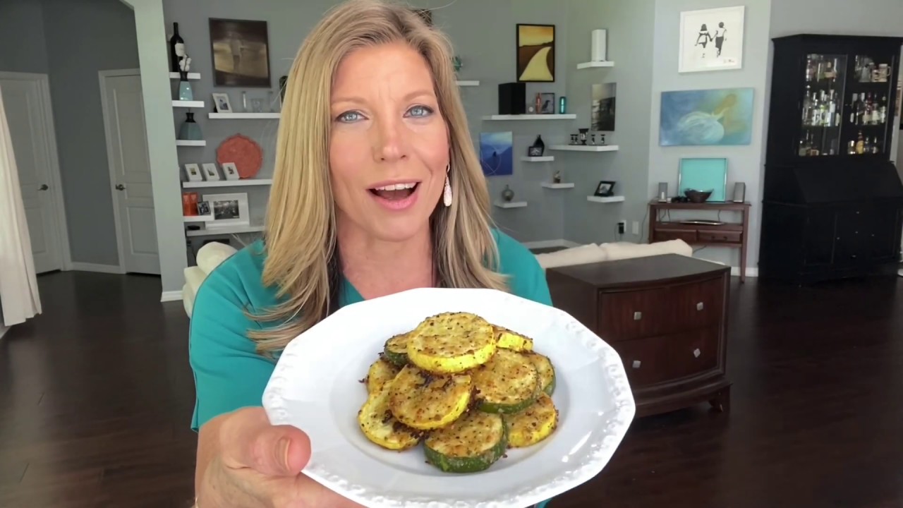 Shay Ryan making Garlic Pepper Roasted Squash - YouTube