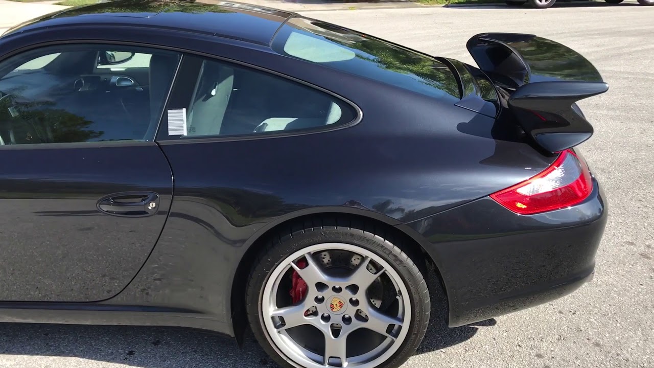 2006 997S Atlas Grey Exterior Walk Around - YouTube