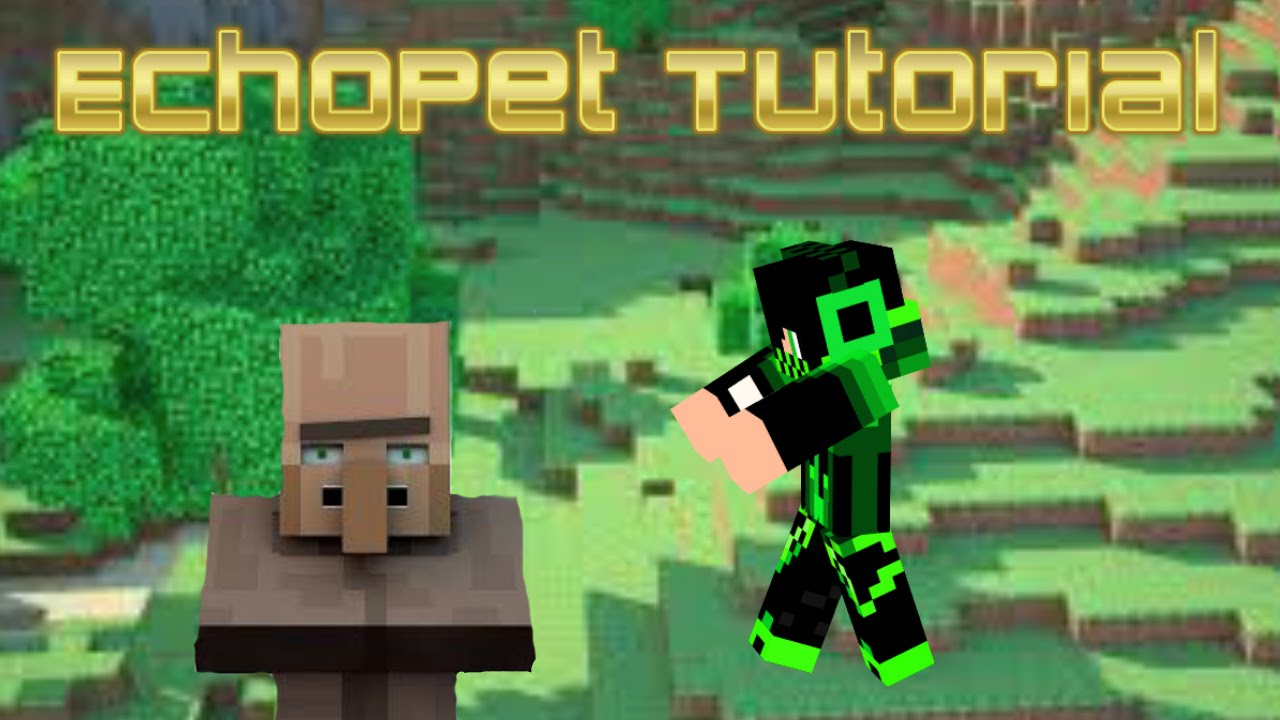 How to use EchoPet on a Minecraft [1.7.10] Bukkit server! - YouTube