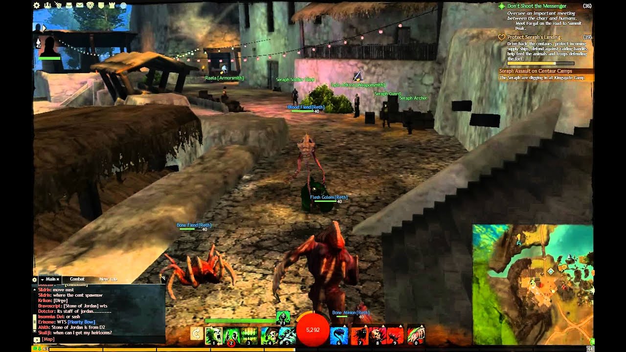 Guild wars 2 - Seraph's Landing Vista - YouTube