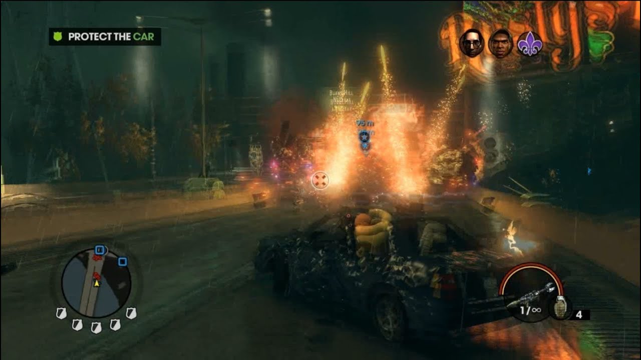 Burro and Rec Play Saints Row 3 Co-op as Zombies - YouTube