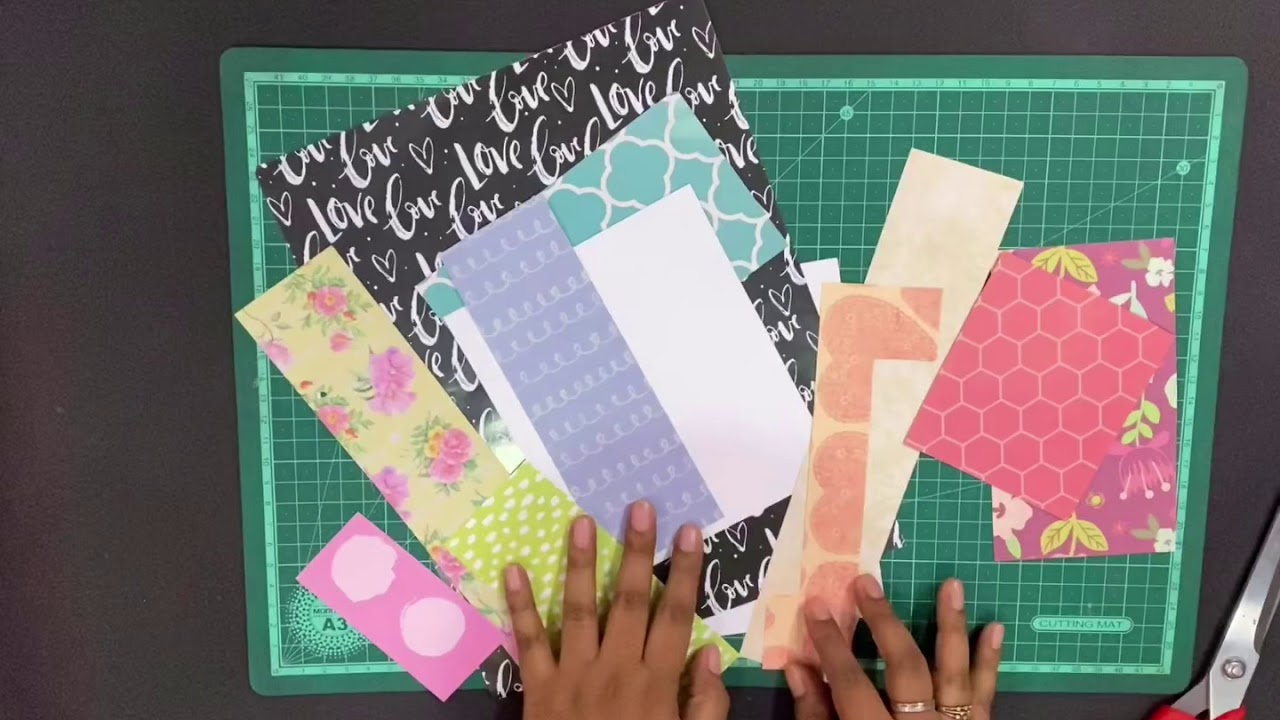 DIY card cover | Using Scrap Papers ️ - YouTube