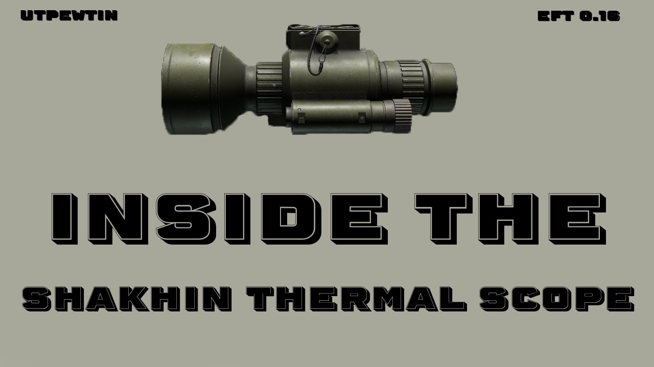 NEW THERMAL - "Cyclone Shakhin 3.7x thermal scope" - Escape from Tarkov ...