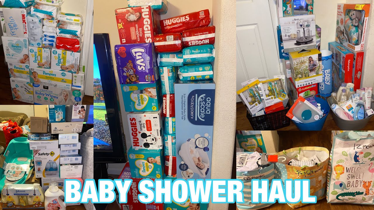BABY SHOWER HAUL || BABY BOY EDITION💙 - YouTube