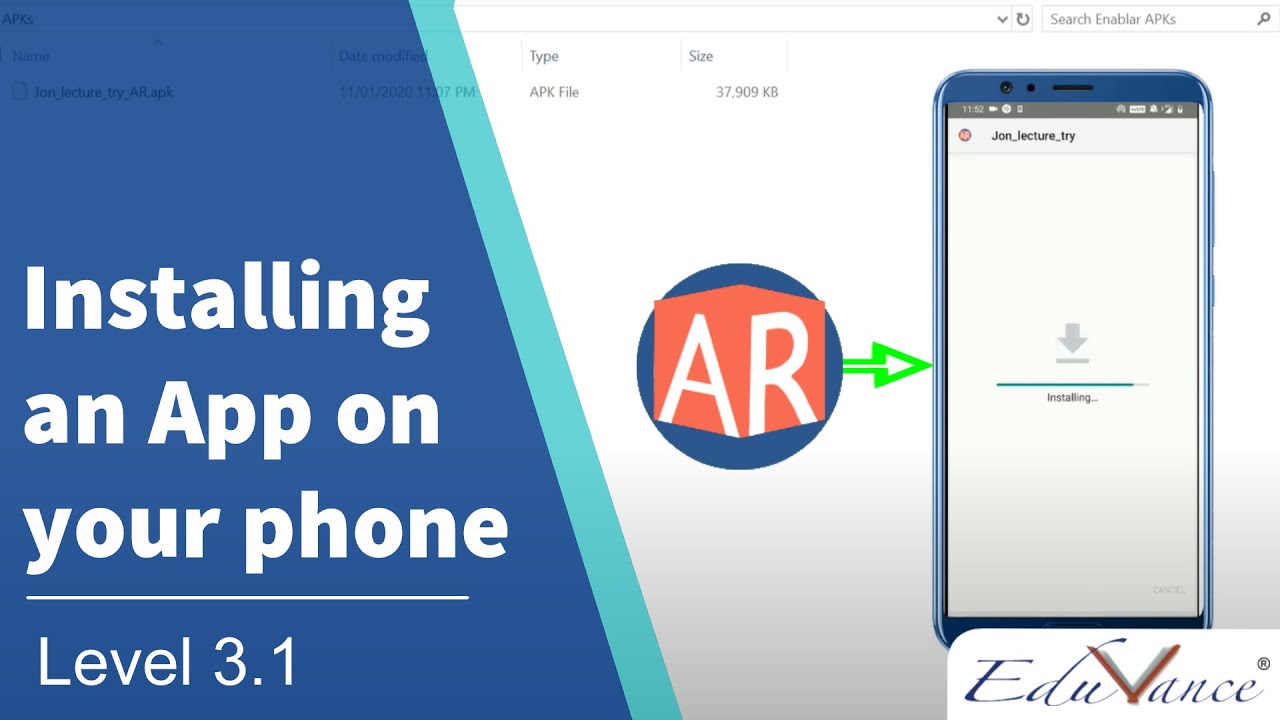 Lecture 3: Installing an App on your mobile phone - YouTube