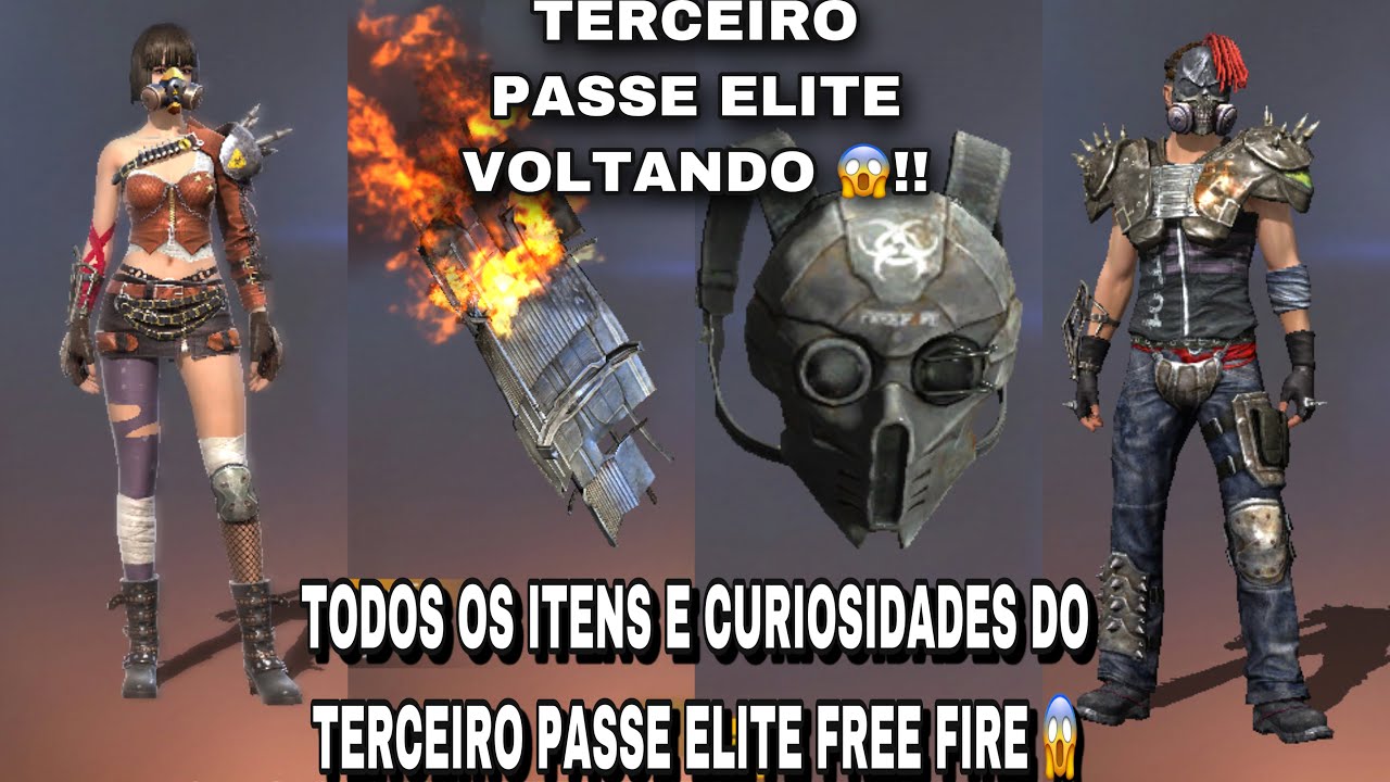 TERCEIRO PASSE ELITE VOLTANDO?!TODOS OS ITENS E CURIOSIDADES SOBRE O ...