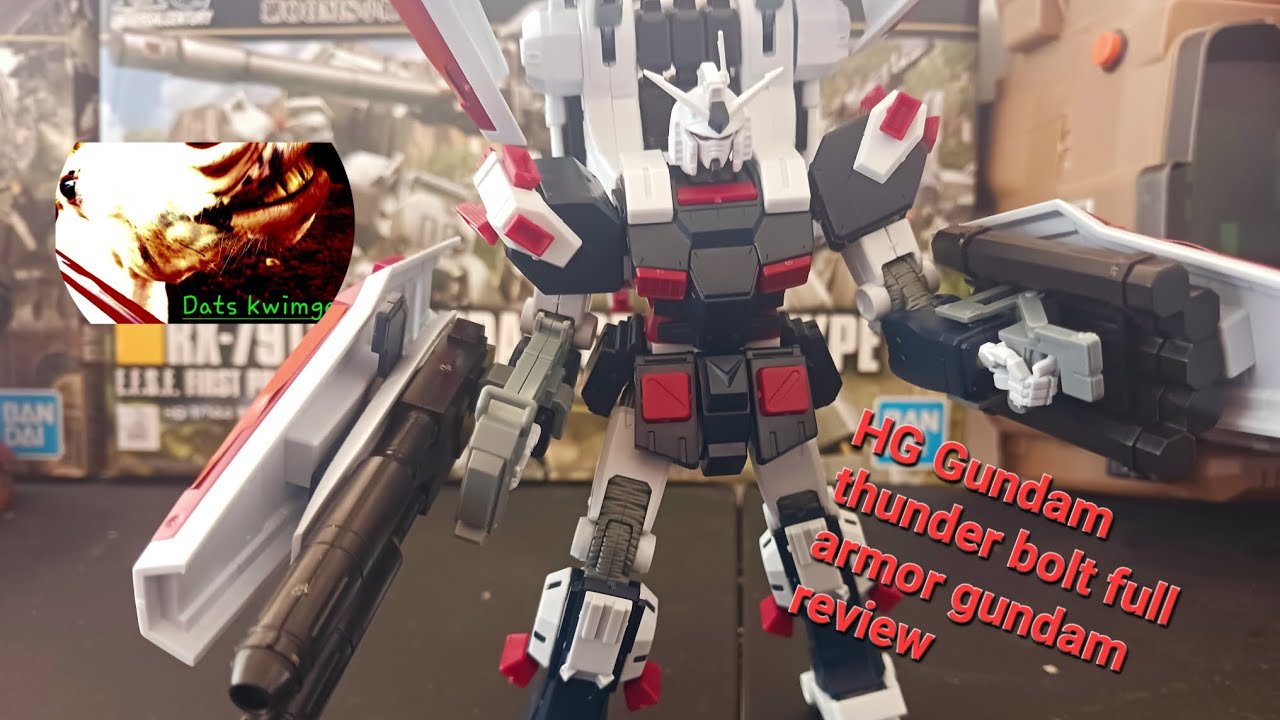 The thunder of the storm(HG Gundam thunderbolt full armor gundam review ...