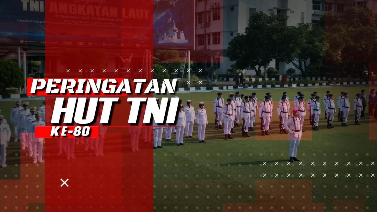 PERINGATAN HARI ULANG TAHUN TNI KE-80 DI MAKO KOARMADA RI - YouTube
