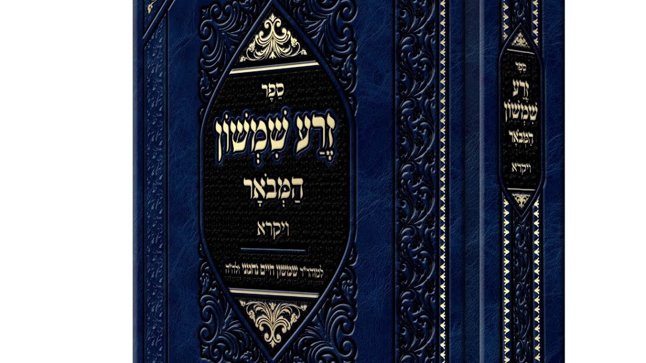רב ישראל זילברברג מכולל חצות זרע שמשון Official R Yisrael Zilberberg ...
