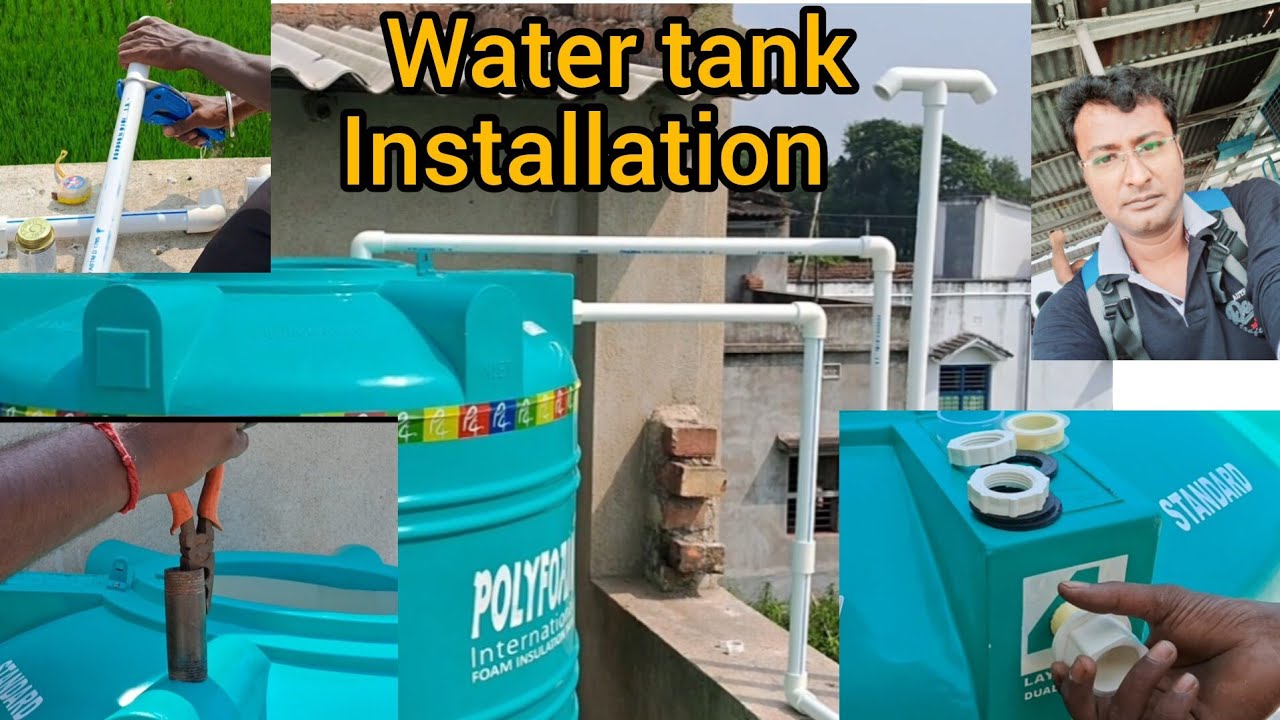 water tank installation | 750lt polyform water tank fittings ...
