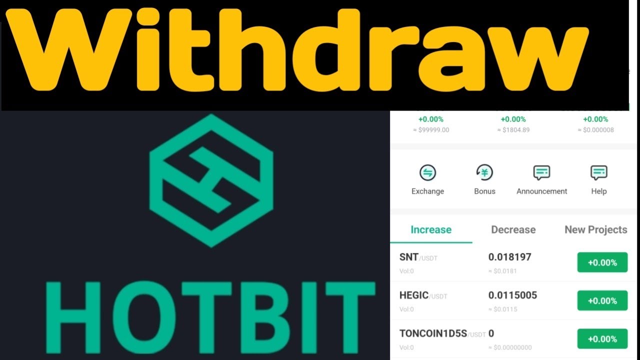 Hotbit withdraw | hotbit news today | hotbit coin news - YouTube