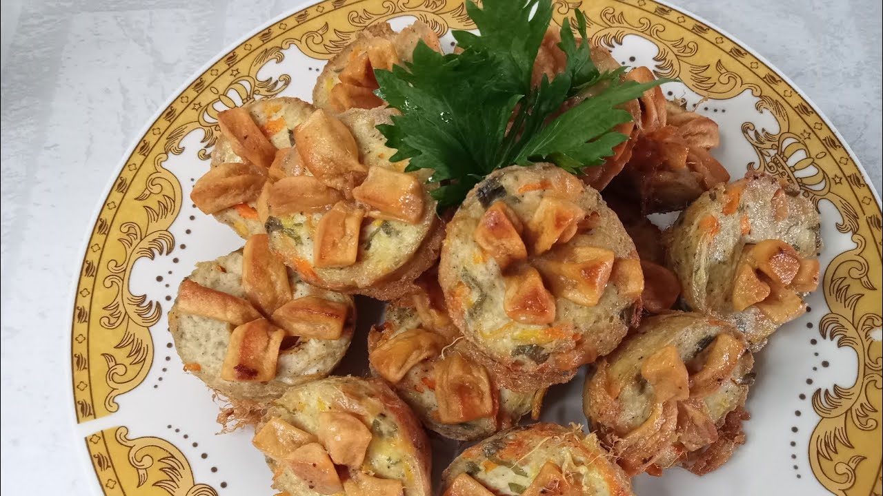 Resep dan Cara membuat Tahu Fantasi Sosis | Tahu Sakura - YouTube