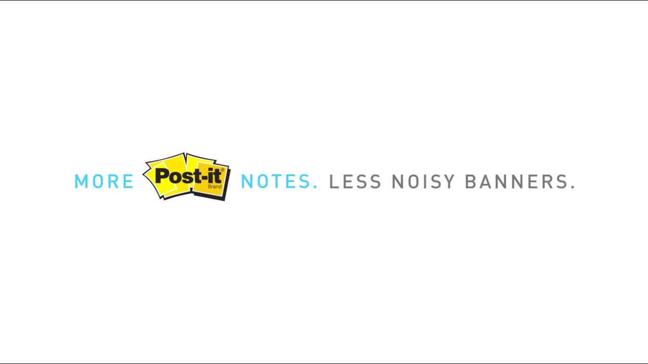 Post-it Notes - The Banner That Makes You Love Banners - YouTube
