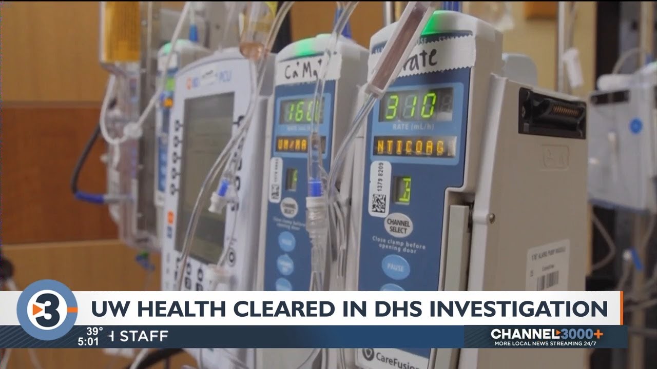 UW Health cleared in DHS investigation sparked by nurse complaints ...