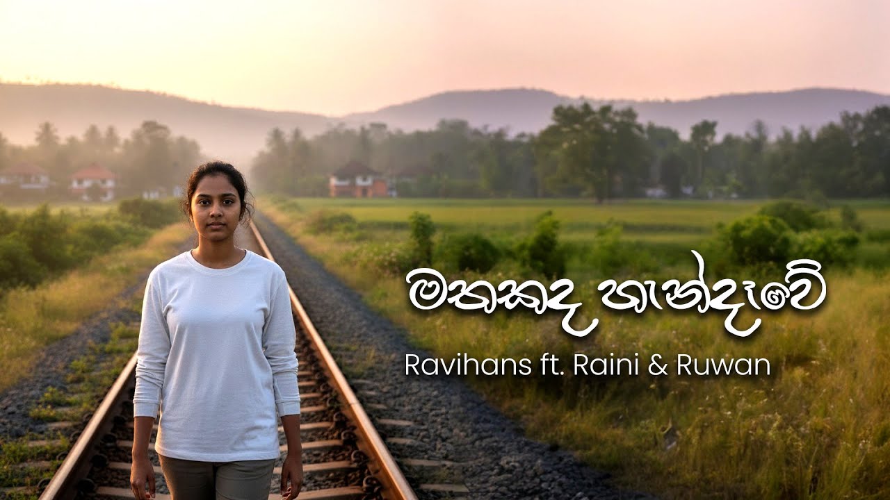 Mathakada Handawe (මතකද හැන්දෑවේ) - Guitar Cover - Ravihans Feat. Raini ...