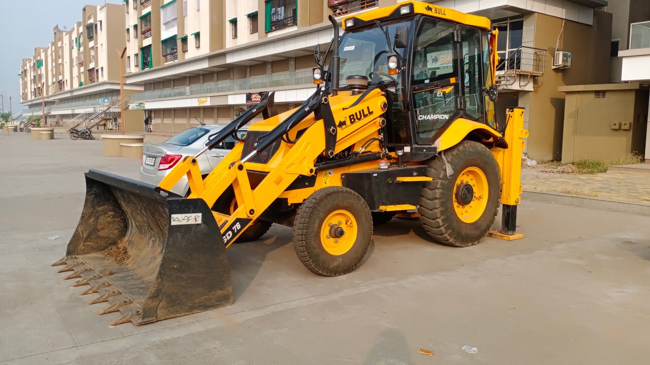 LATEST BS4 BULL MACHINE BACKHOE LOADER REVIEW#bullmachine - YouTube