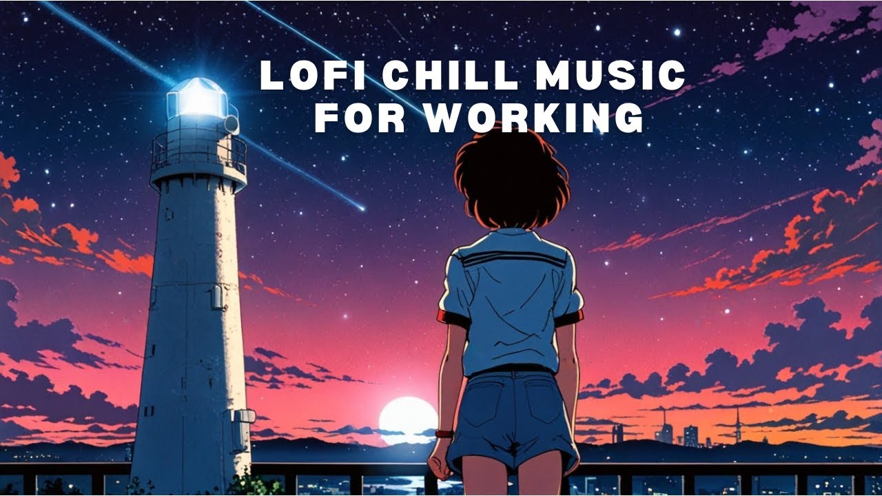 Lofi Chill Pop:Night View Serenity for Reflective Moments【to study/to ...