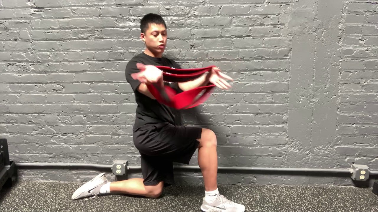 NT Loop Half-Kneeling Thoracic Spine Rotations - YouTube