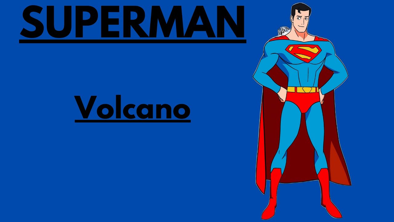 Superman Volcano | Original Classic Cartoon Episode - YouTube